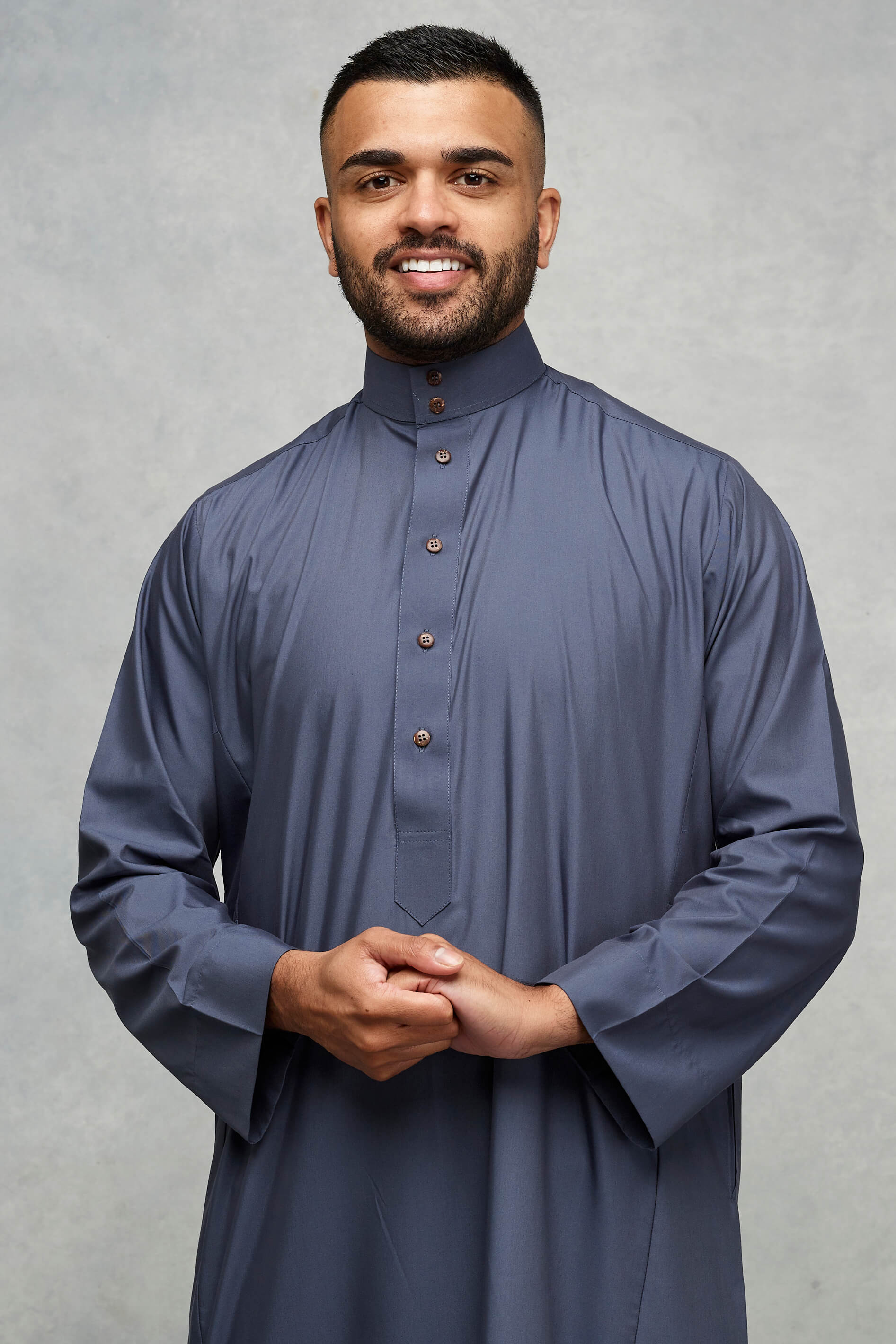 Buy Saudi Premium Prussian Blue Thobe & Jubba - MyHijab London